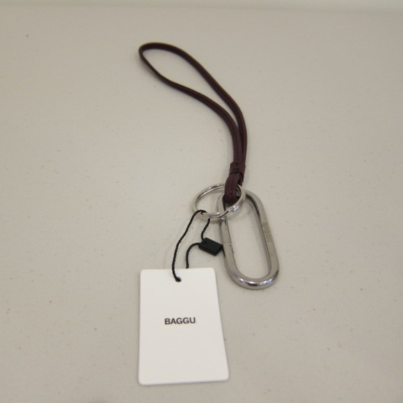 BAGGU (Oxblood Color) | Accessories | Baggu Leather Loop Strap Key Ring ...